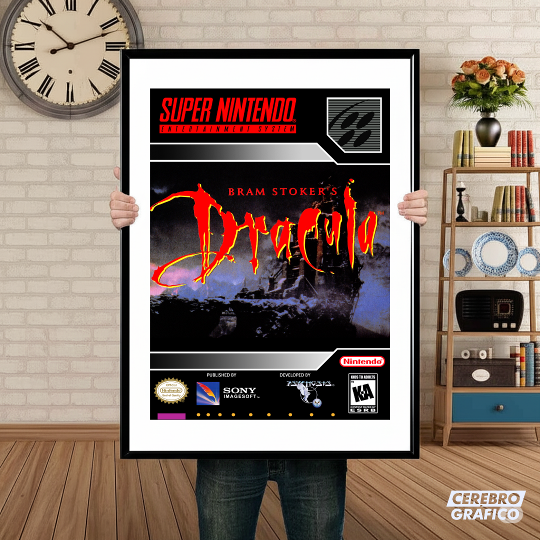 Cuadro SNES Dracula – Cerebro Gráfico