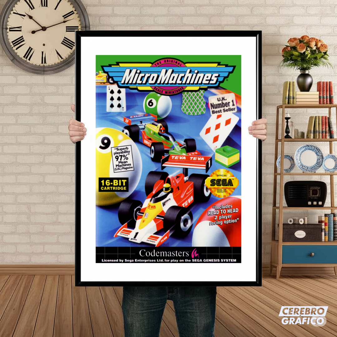 Cuadro SEGA Micromachines – Cerebro Gráfico