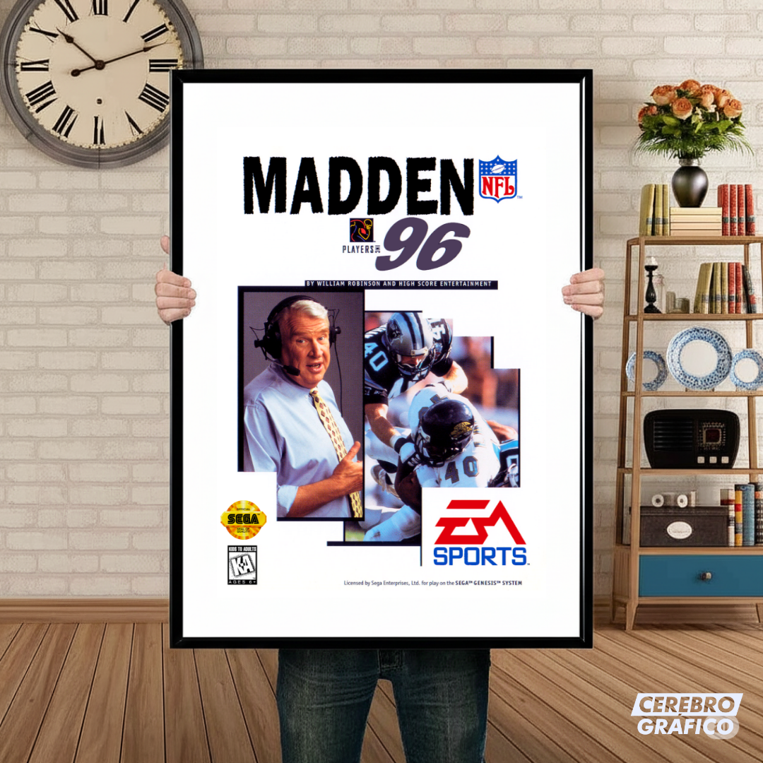 Cuadro SEGA Madden '96 – Cerebro Gráfico
