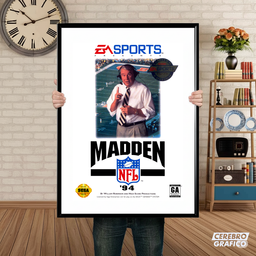 Cuadro SEGA Madden '94 – Cerebro Gráfico