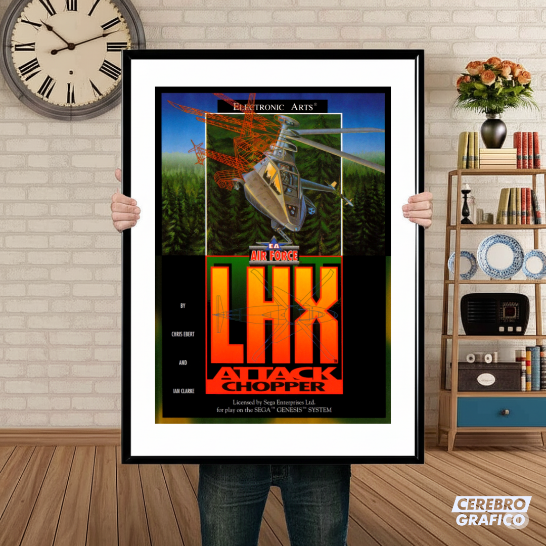Cuadro SEGA LHX Attack Chopper – Cerebro Gráfico
