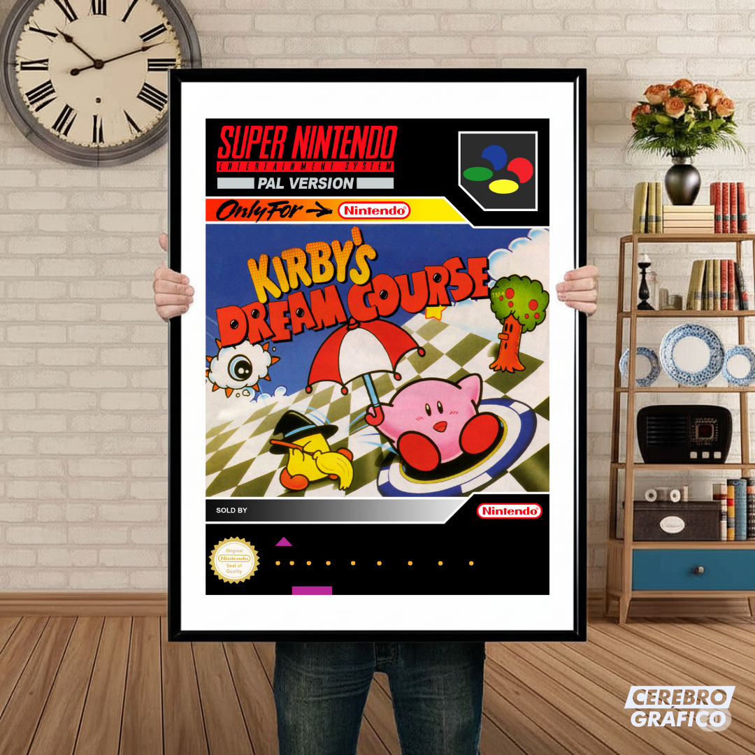 Cuadro SNES Kirby Dream Course – Cerebro Gráfico