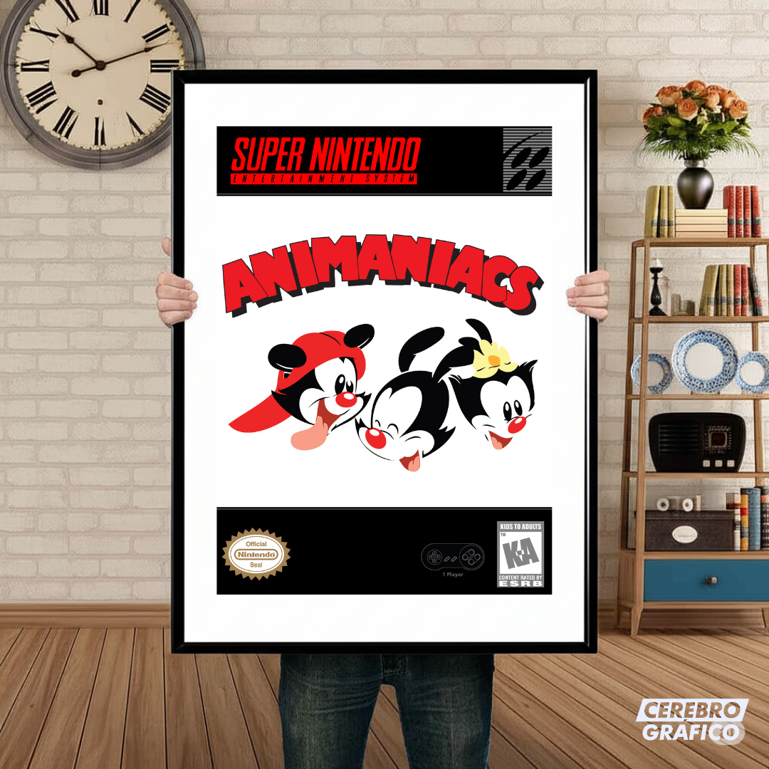 Cuadro SNES Animaniacs 1 – Cerebro Gráfico