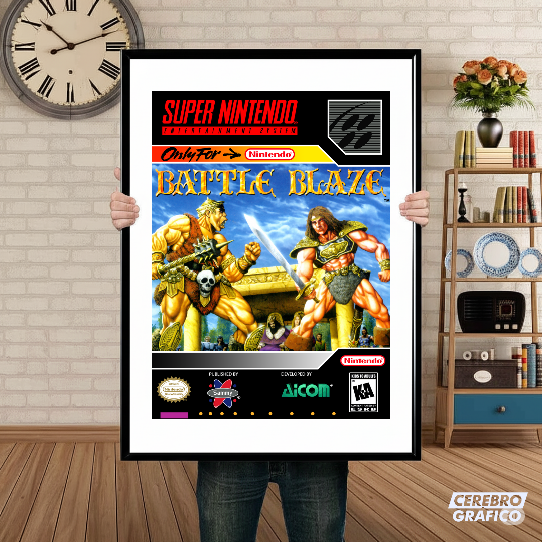 Cuadro SNES Battle Blaze – Cerebro Gráfico