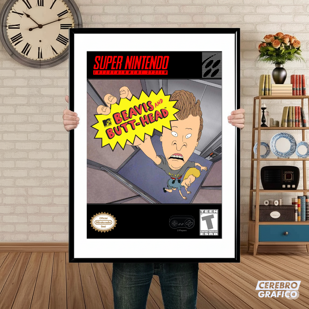 Cuadro SNES Beavis and Butt-Head 2 – Cerebro Gráfico