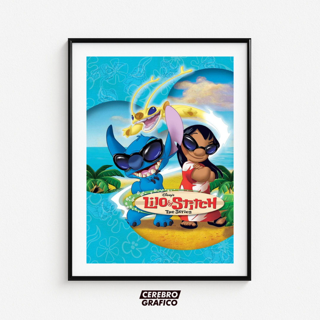 Cuadro Lilo & Stitch The Series – Cerebro Gráfico