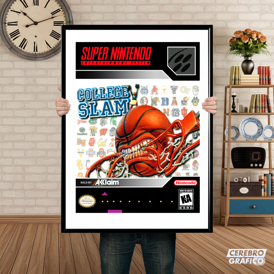 Cuadro SNES College Slam – Cerebro Gráfico
