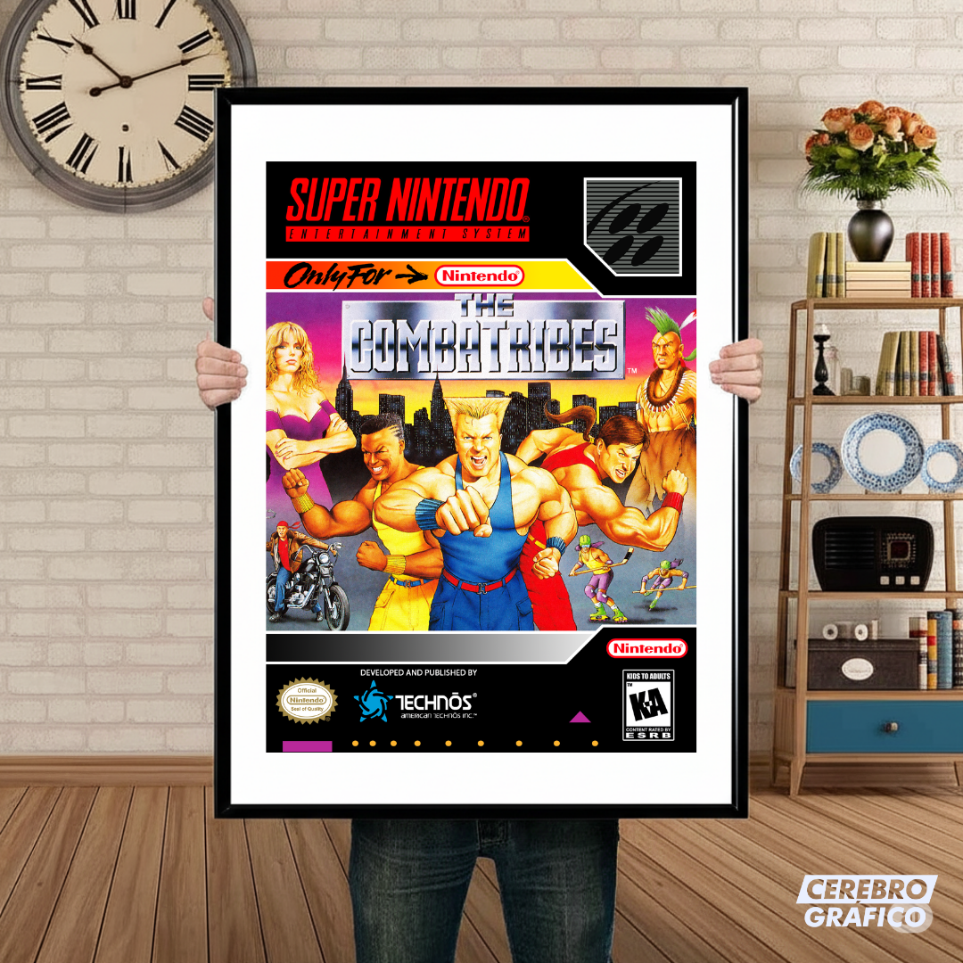 Cuadro SNES The Combatribes – Cerebro Gráfico