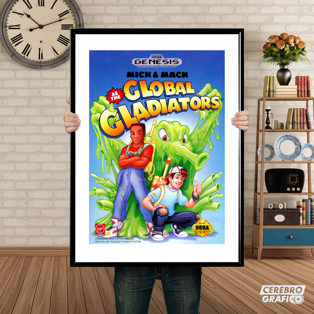 Cuadro SEGA Mick & Mack Global Gladiators – Cerebro Gráfico