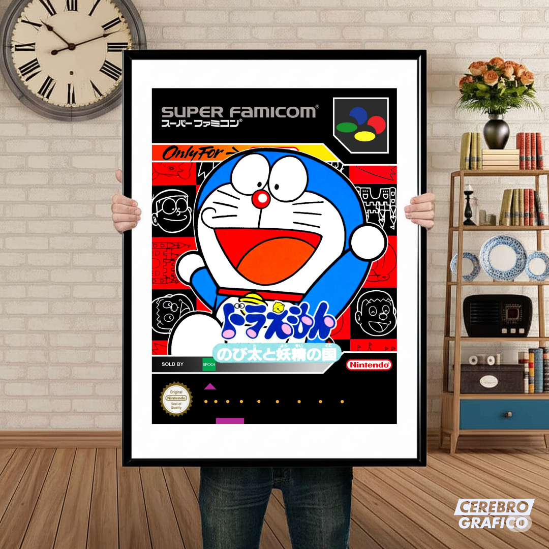 Cuadro SNES Doraemon Japon – Cerebro Gráfico