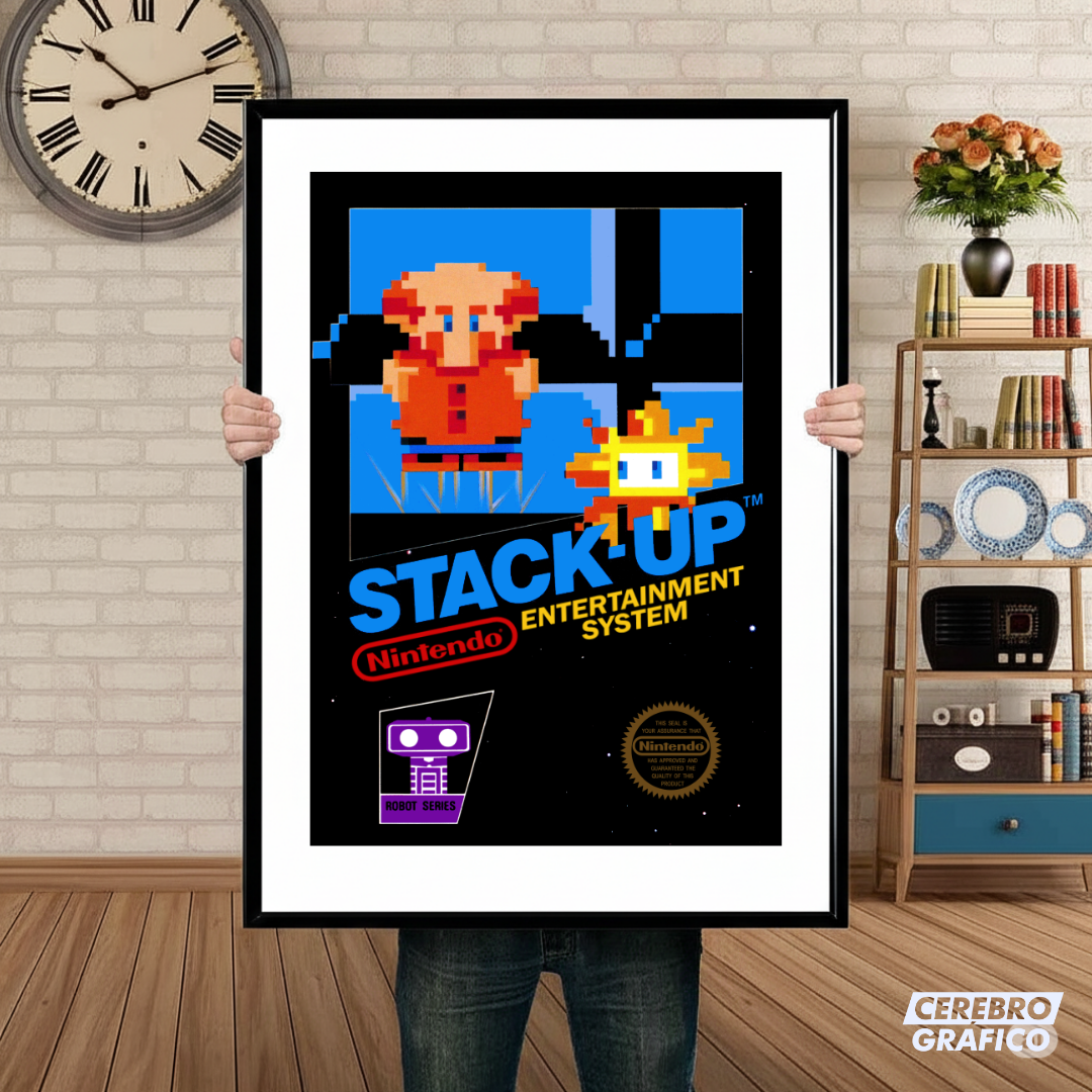 Cuadro Nintendo Stack-Up – Cerebro Gráfico